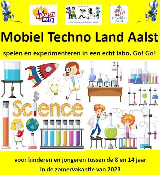 Mobiel techno labo in het dekenaat Aalst tijdens de zomer 2023. | Kerknet